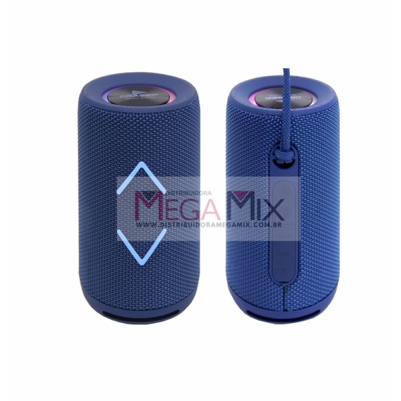 Caixa de Som Bluetooth 12W D-G450 - Grasep | Mega Mix