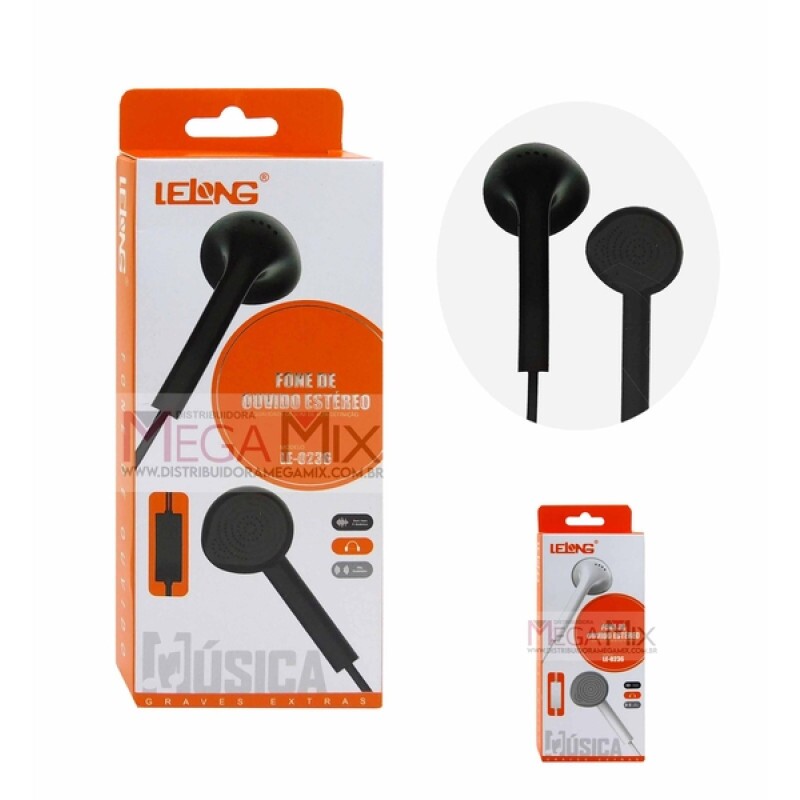 Fone de Ouvido com Microfone LE-0236 - Lelong | Mega Mix