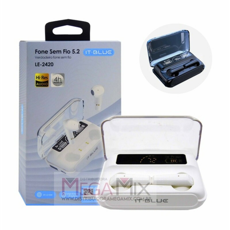 Fone de Ouvido Bluetooth LE-2420 - It-Blue| Mega Mix