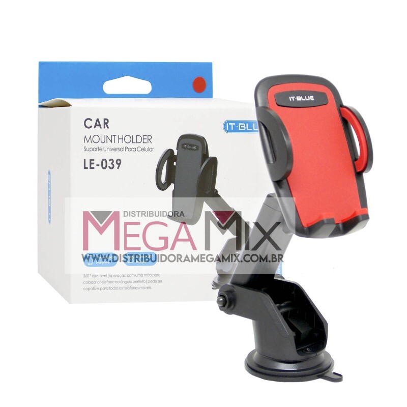 Suporte Veicular p/ Celular LE-039 -It-Blue | Mega Mix