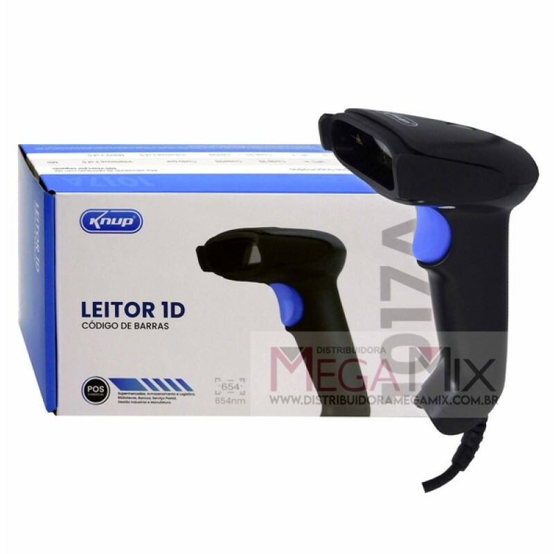 Leitor de Código de Barras KP-1017A - Knup | Mega Mix