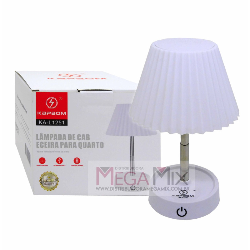 Luminária de Mesa KA-L1251 - Kapbom | Mega Mix