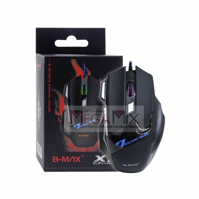 Mouse Gamer USB com Fio 2400DPI X7 - B-Max