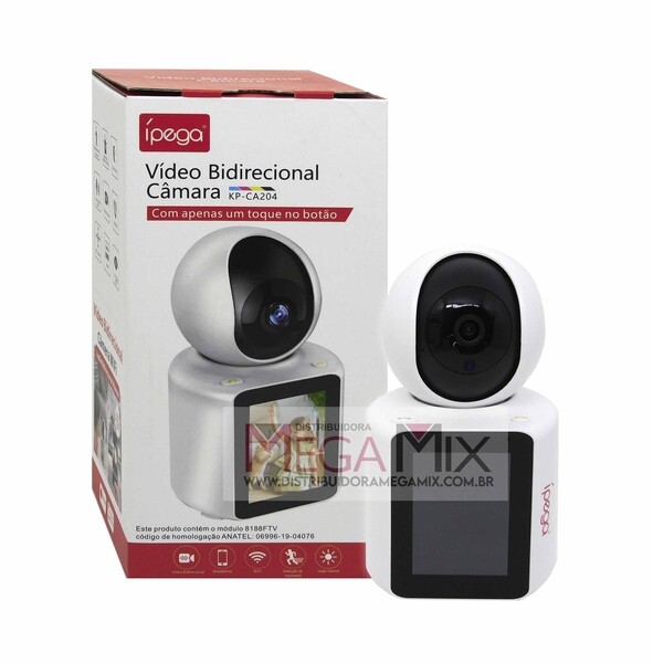 Câmera IP Bidirecional KP-CA204 - Ípega | Mega Mix