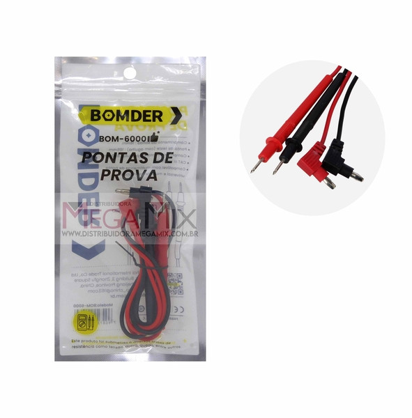 Cabo de multímetro BOM-6000 - Bomder