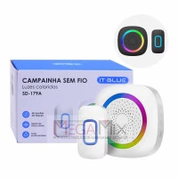 Campanhia Sem Fio SD-179A - It-Blue | Mega Mix